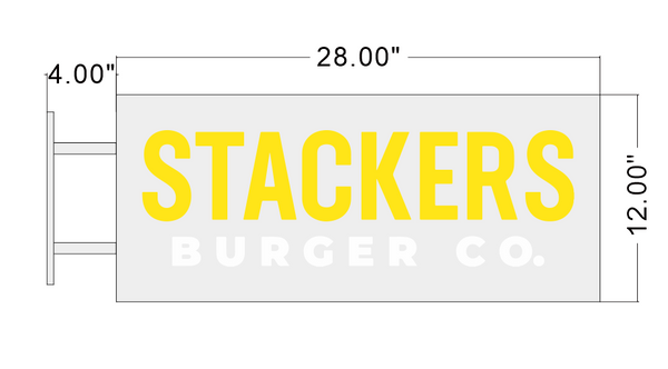 STACKERS Metal Light Box – FastMetalSign