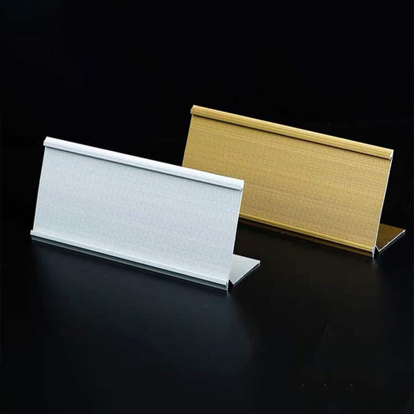 Desk Sign Aluminum Office Nameplate Signage – FastMetalSign