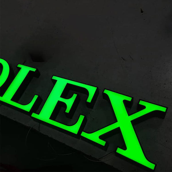 Fascia Signage | Internal LED 3D Channel Letter Sign Board – FastMetalSign