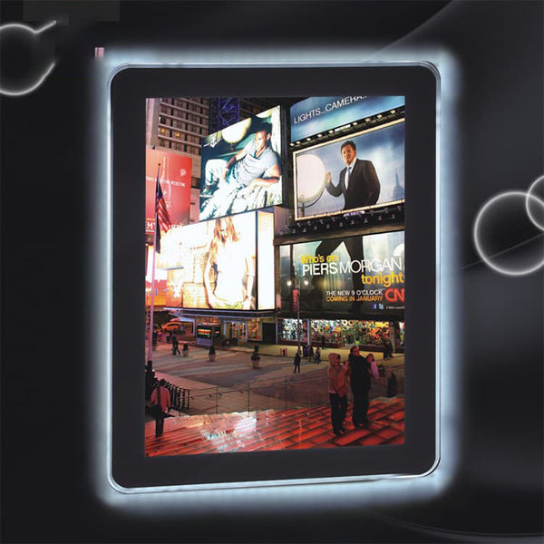 Frameless Crystal Light Box Sign for Indoor Advertising – FastMetalSign