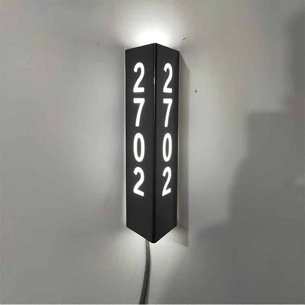 LED Door Signs Lighted House Numbers Backlit Signage – FastMetalSign