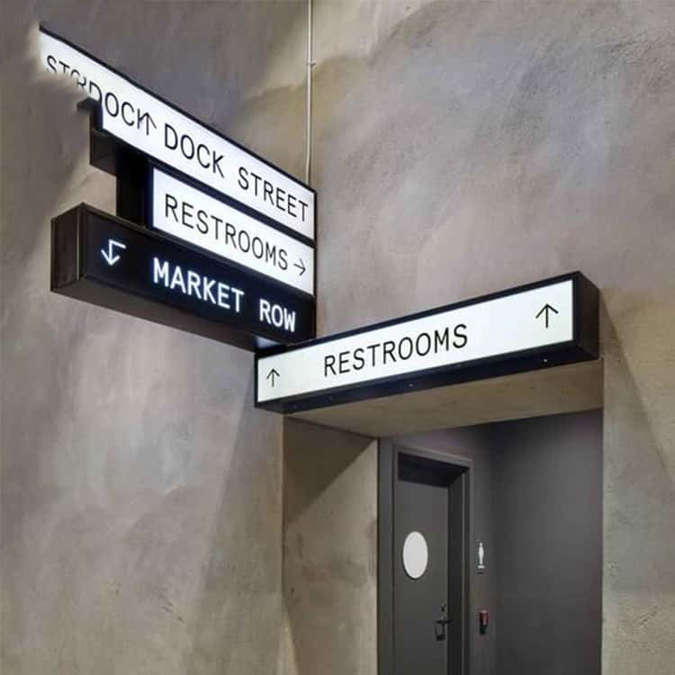 Light Box Shop Sign Wall Double Side Signage – FastMetalSign