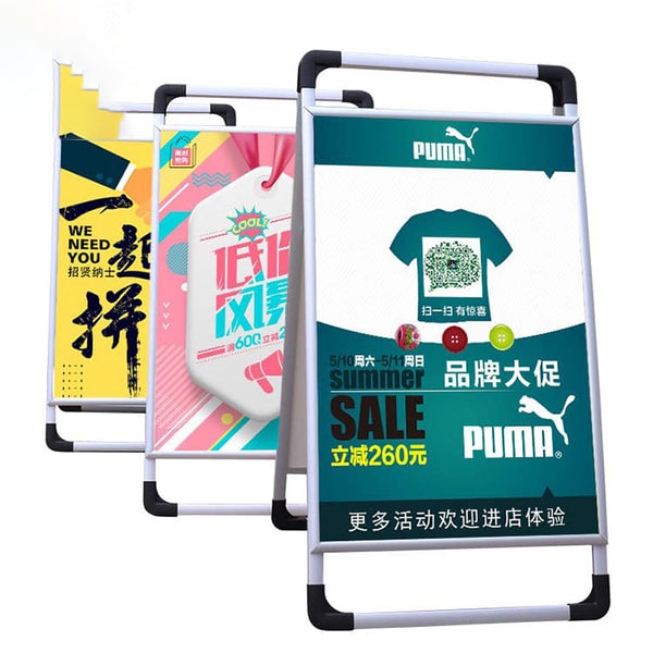 Sidewalk Sign Board Poster Display Stand Signage – FastMetalSign