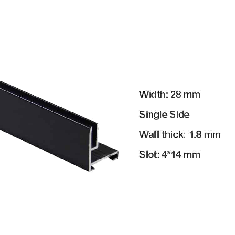 Silicone Edge Graphics Sign Extrusion Aluminum for Signage – FastMetalSign
