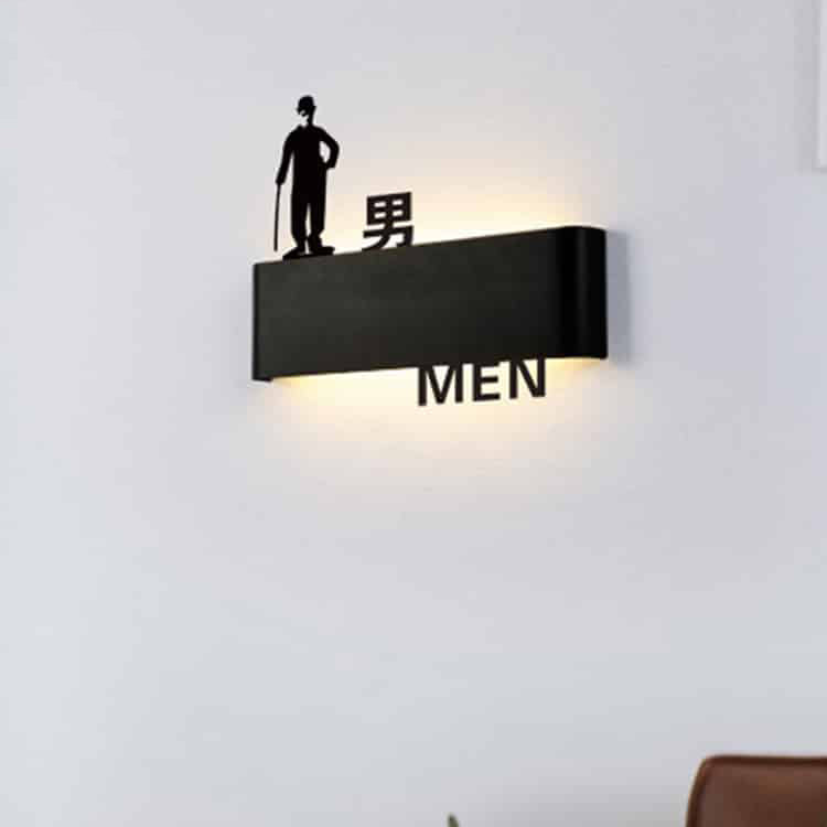 Toilet Sign LED Metal Backlit Illuminated Signage – FastMetalSign